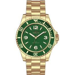 Invicta Specialty 69722 Herren Uhr - Quartz Bewegung - Edelstahl mit Gr&uuml;nem Zifferblatt - 40 mm