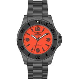 Invicta Specialty 69719 Herren Uhr - Quartz Bewegung - Edelstahl mit Rotem Zifferblatt - 40 mm