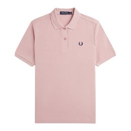 Fred Perry - Einfarbiges Poloshirt In Altrosa