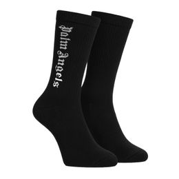 Palm Angels Herren lange Baumwollsocken PMRA001C99FAB0021001