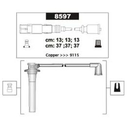 MAGNETI MARELLI Z&uuml;ndleitungssatz 941318111303
