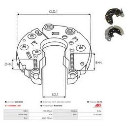 AS-PL arc3044 1090mm