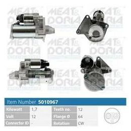 MEAT & DORIA MEAT & DORIA Starter 5010967 f&uuml;r OPEL CITRO&Euml;N/PEUGEOT