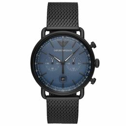 Emporio Armani AR11201 Chronograph Datum Mesh-Armband Armband Herrenuhr