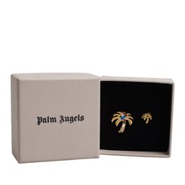 Palm Angels Damenohrringe mit Palmenbaumdesign und Steinen PWOD026R24MAT0017684