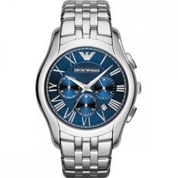 Emporio Armani AR1787 Blau Chronograph Zifferblatt Herrenuhr