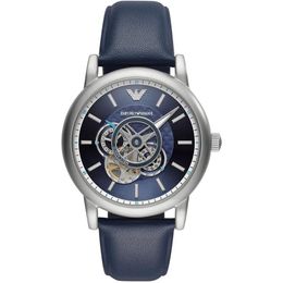 Emporio Armani AR60011 Chronograph Automatik Blaues Zifferblatt Herrenuhr