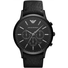 Emporio Armani AR2461 Sportivo Chronograph Schwarz Herrenuhr