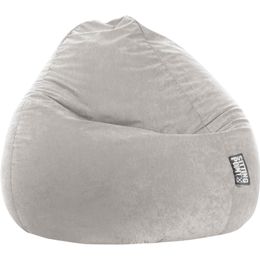 Sitzsack MAGMA HEIMTEX "BeanBag EASY XXL", grau, B:130cm, Bezug: 100% Polyester, Sitzs&auml;cke, Sitzsack