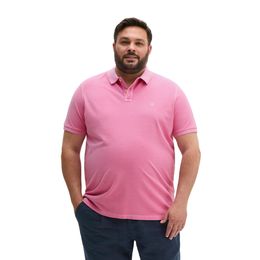 Marc O'Polo Poloshirt MARC O'POLO "aus Bio-Baumwolle", Herren, Gr. 4XL, mellow rose, Obermaterial: 100% Baumwolle, unifarben, regular fit, Strickb&uuml;ndchen, Shirts