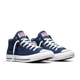 Sneaker Converse "CHUCK TAYLOR ALL STAR MALDEN STREET", Herren, Gr. 40, navy, wei&szlig;, rot, Textil, Schuhe Sneaker, f&uuml;r Alltag, mit leicht profiliertem Laufsohlenprofil, mit Schn&uuml;rung