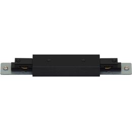 Briloner Leuchten Schienensystem-Einspeiser "RAIL", matt, schwarz, B:3,5cm H:2cm L:20,5cm, Stromschienensysteme, Einspeisung 20,3 cm Schwarz Schienensystem Rail Wohnzimmer B&uuml;ro K&uuml;che