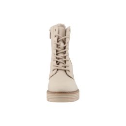 Stiefel Tom Tailor "Tom Tailor Winter Boots", Damen, Gr. 38, beige, unifarben, Schuhe Stiefel