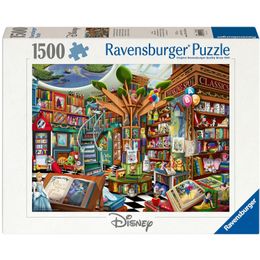 Puzzle Ravensburger "Disney, Buchhandlung der Wunder", bunt, Puzzles, KinderB:80cm H:60cm, Pappe, Motiv, Made in Germany, B:80cm H:60cm