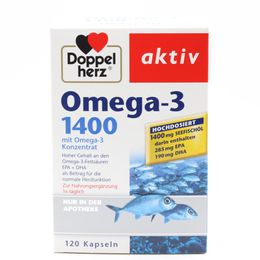Queisser Doppelherz Omega-3 1.400 Kapseln 120 St