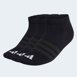 Funktionssocken adidas Performance "THIN&LIGHT ESSENTIALS LOW CUT 3ER-PACK", Damen, Gr. XXL (49/51), schwarz, schwarz, wei&szlig;, Obermaterial: 50% Baumwolle, 47% Polyester, 2% Elasthan, 1% Polyamid, Socken