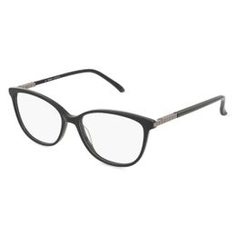 Fielmann BD 549 FLEX FA Brille Damen | Fassung: Vollrand, Butterfly, Schwarz