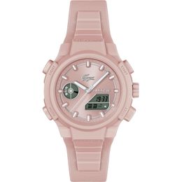 Digitaluhr Lacoste "LC33", rosa, Armbanduhren, Damen, Digitaluhr, Armbanduhr, Damen, Herren, Silikonarmband,analog,digital,Stoppfunktion