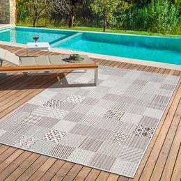 Teppich the carpet "Lagos", beige (creme), B:200cm H:5mm L:290cm, Polypropylen, Teppiche, Teppich, moderner robuster In und Outdoor Teppich