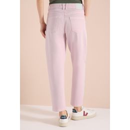 Loose-fit-Jeans Cecil, Damen, Gr. 33, L&auml;nge 28, light blush rose, Jeans, 50% Baumwolle, 48% Baumwolle, 2% Elasthan, unifarben, kn&ouml;chelfrei, Jeans, High Waist