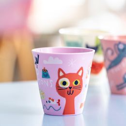 Koziol Nora Cup M Purrs Reasons Becher 300 ml lavender - Becher & Tassen