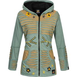 Ankerglut Nepalliebe Damenjacke gr&uuml;n 48 - Damenjacken