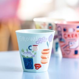 Koziol Nora Cup M Sisters Grow Becher 300 ml sage - Becher & Tassen