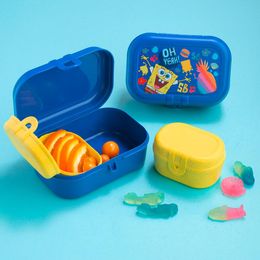 Koziol Pascal Ready Mini SpongeBob Squarepants Lunchbox Set 3 teilig organic space blue - Lebensmittelbeh&auml;lter / Vorratsdosen