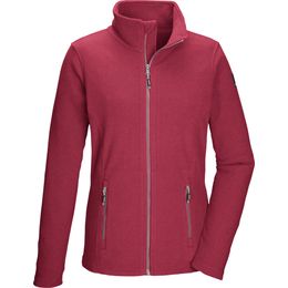 Killtec Kow 436 Fleece Damenjacke dunkelrot 46 - Damenjacken