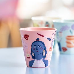 Koziol Nora Cup M Sisters Create Becher 300 ml rose - Becher & Tassen