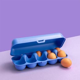 Koziol Eggs to go Eierbox f&uuml;r 10 Eier strong blue - Lebensmittelbeh&auml;lter / Vorratsdosen
