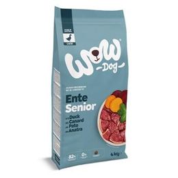 WOW DOG Trockenfutter Hund Senior Ente 6 kg