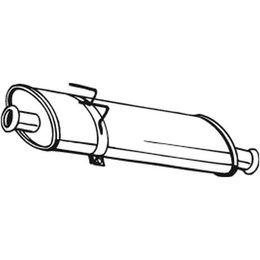 BOSAL Mittelschalld&auml;mpfer 200825 f&uuml;r Vaughall RENAULT