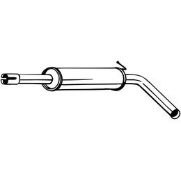 BOSAL Mittelschalld&auml;mpfer 227047 f&uuml;r VW