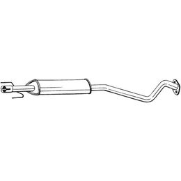 BOSAL Mittelschalld&auml;mpfer 284365 f&uuml;r Vaughall