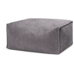Sitzsack MAGMA HEIMTEX "Roll SHARA", grau (anthrazit), B:55cm H:35cm, Bezug: 100% Polyester, Sitzs&auml;cke, Sitzsack