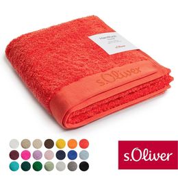 Handtuch s.Oliver "s.Oliver, Premium Qualit&auml;t, 600 gr/m&sup2;, auch als Sets erh&auml;ltlich", rot, B:50cm L:100cm, Walkfrottier, Baumwolle, Handt&uuml;cher, gro&szlig;e Farbauswahl, auch als Duschtuch, Waschhandschuh, G&auml;stetuch
