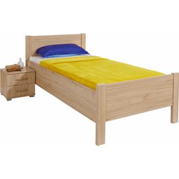 Bett Priess "Husum Schlafzimmer Jugendzimmer Rahmenbett", braun (livornobuchefarben), B:150cm H:85cm L:208cm, Betten, Jugendbett Bettgestell, mit Komforth&ouml;he verschiedene Ausf&uuml;hrungen hochwertige Premium Qualit&auml;t