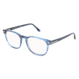 Tom Ford FT5868-B Brille Herren | Fassung: Vollrand, Quadratisch, Blau