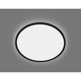 Briloner Leuchten LED Panel "SLIM 7654015", matt, schwarz, Leuchten