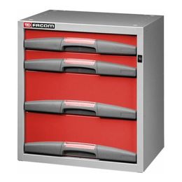 Facom Regal klein hoch 4 Schubladen fest F50000063)