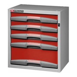 Facom Regal klein hoch 5 Schubladen fest F50000064)