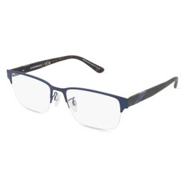 Emporio Armani EA1129 Brille Herren | Fassung: Halbrand, Quadratisch, Blau Matt