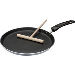 Cr&ecirc;pepfanne GSW, grau (grau, schwarz), &Oslash;:26cm, Pfannen, Induktion