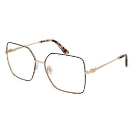Guess GU2824 Brille Unisex | Fassung: Vollrand, Quadratisch, Gold
