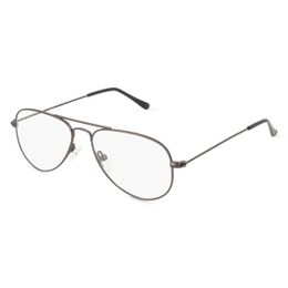 Fielmann BD 317 PILOT CL Brille Unisex | Fassung: Vollrand, Pilot, Gun Dunkel