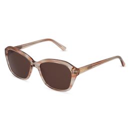 Fielmann LD 020 SUN CL | Damen-Sonnenbrille | Fassung: Vollrand, Butterfly, Acetat, Braun Gefleckt | Glasfarbe: Braun