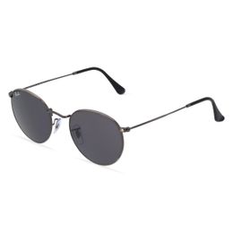 Ray-Ban RB3447 | Unisex-Sonnenbrille | Fassung: Vollrand, Rund, Metall, Gun | Glasfarbe: Grau