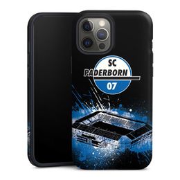 DeinDesign iPhone 12 Pro Handy Panzer Handyh&uuml;lle robuste Outdoor H&uuml;lle Schutzh&uuml;lle matt Official Licensed Product Stadium Sc Paderborn 07 Tough Case