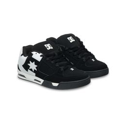 Sneaker DC Shoes "DC Command", Herren, Gr. 10,5 (44), schwarz-wei&szlig; (schwarz, wei&szlig;), Obermaterial:50.46% Leder, 49.54% Synthetikmaterial;, Schuhe Sneaker